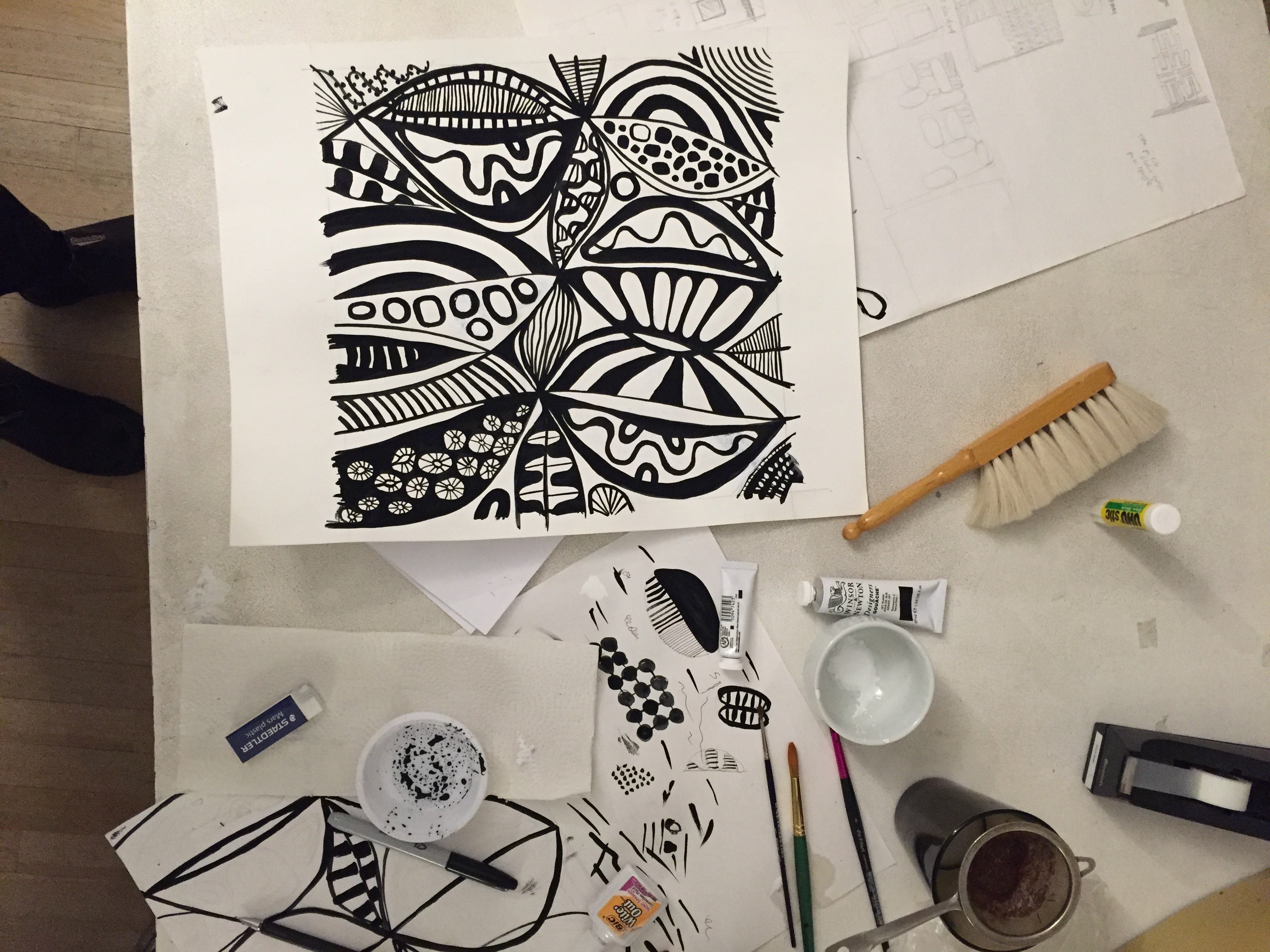 design process - NATURE and SQUARES – AREA home